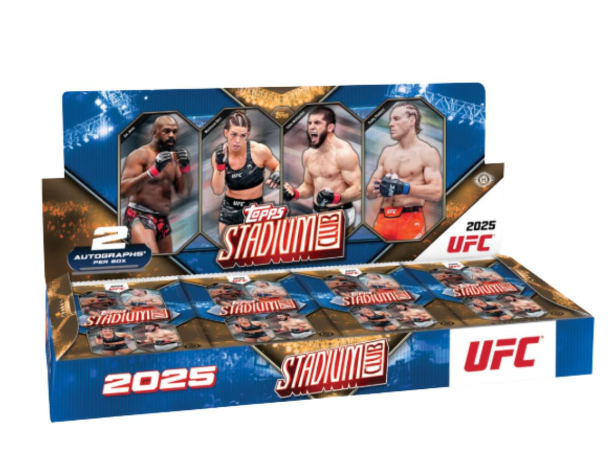2025 Topps Stadium Club UFC Hobby Box – Hit Kings Sports Cards